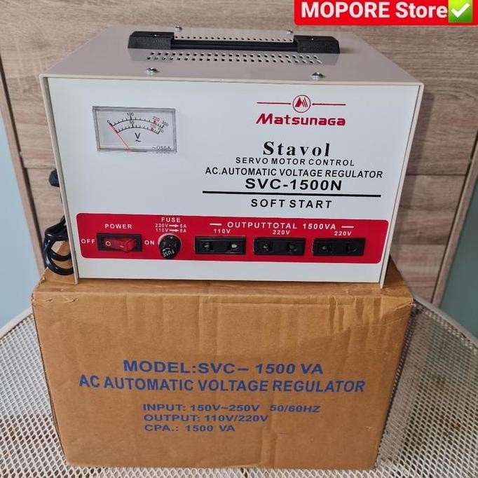 Jual HARGA DISC - Stabilizer MATSUNAGA 1500Watt/STAVOL BEST Seler Model ...