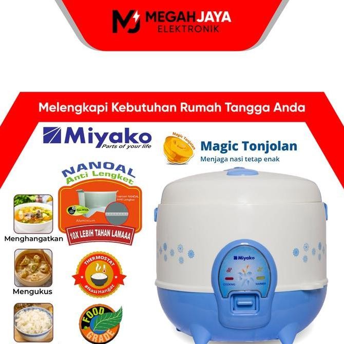 Jual MIYAKO RICE COOKER / MAGIC COM MCM 612 / MCM-612 (1,2 LITER ...