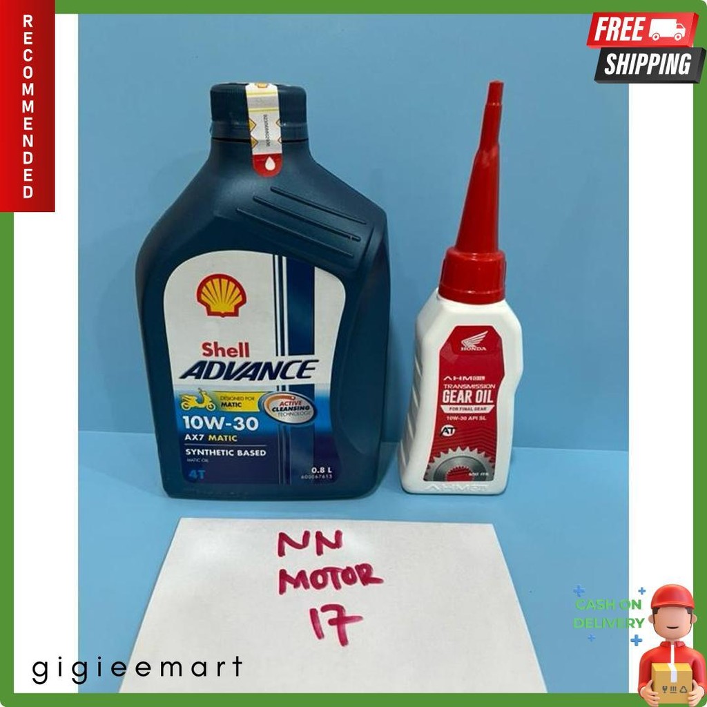 Jual Oli Shell Advance Ax7 Metik 0,8 Scooter Dan Oli Ahm Gear Motor ...