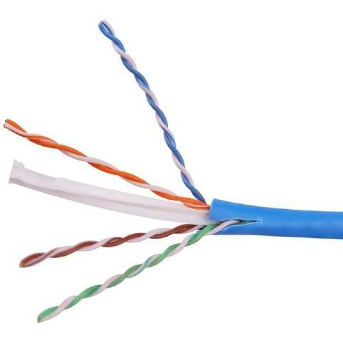 Jual Kabel Lan Cat6 Utp Amp Commscope Original Blue Cat6 1 Roll New ...