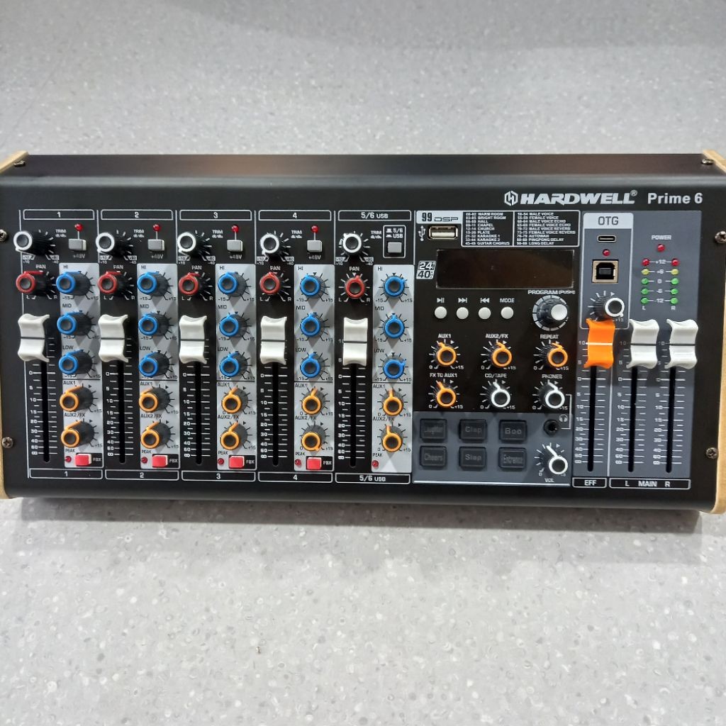 Jual Hardwell Prime 6 mixer audio 6 channel | Shopee Indonesia
