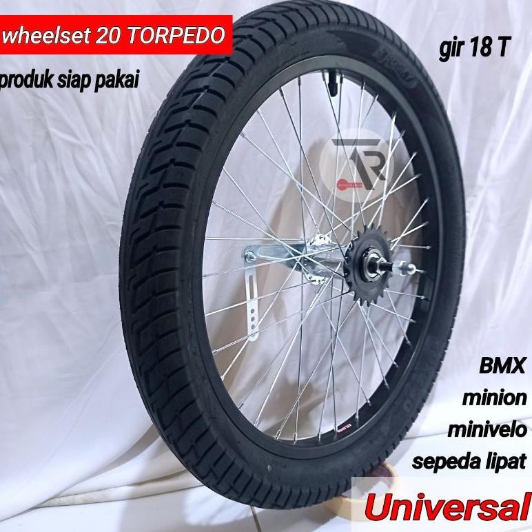Jual Termurah Roda Sepeda 20 In Roda Sepeda 20X2.30 Swallow Siap Pakai ...