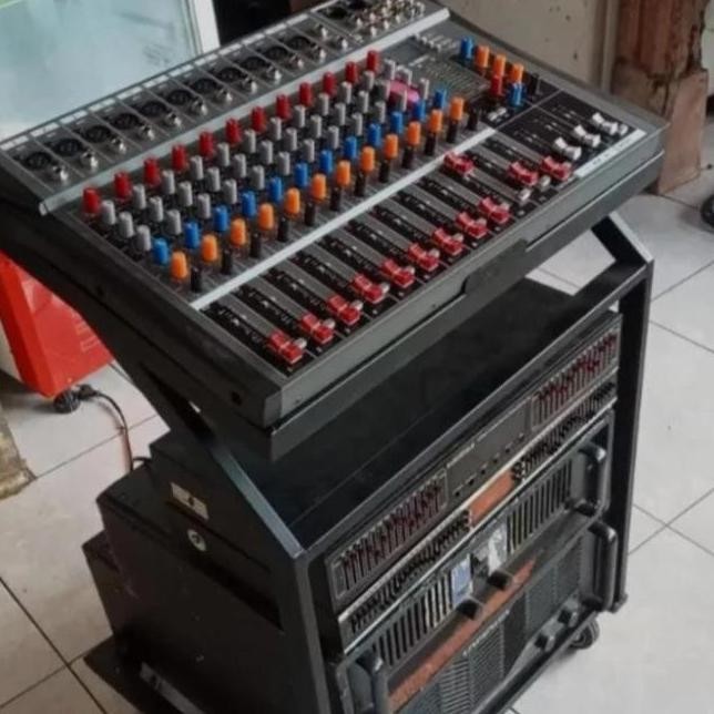 Jual RAK MIXER / RAK POWER / RAK AUDIO 9U (BAHAN FULL BESI) | Shopee Indonesia