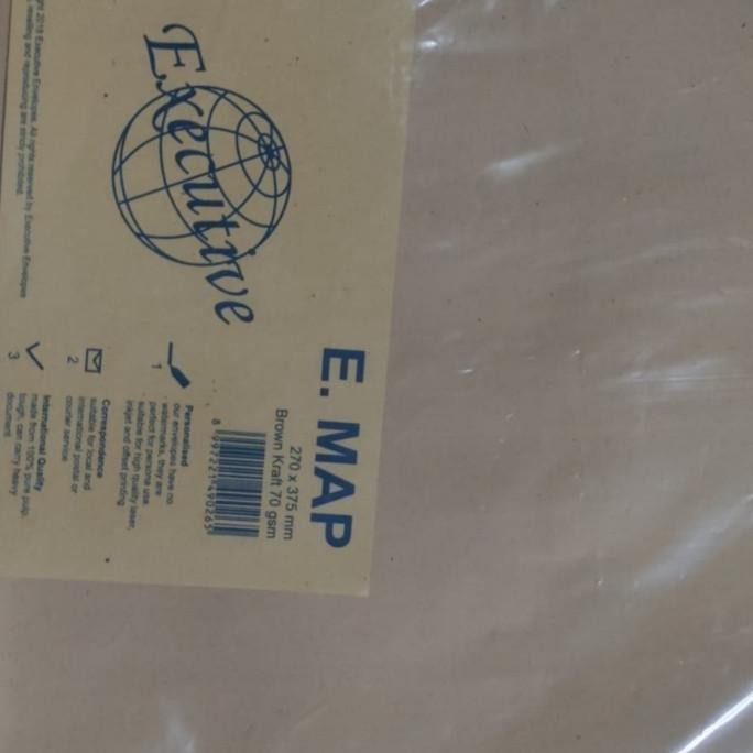 Jual Amplop Coklat Polos ukuran MAP isi 100 lembar AST | Shopee Indonesia