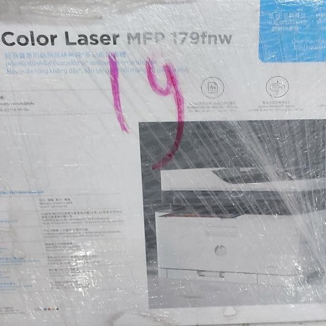 Jual Hp Color Laser Mfp 179 Fnw Print Scan Copy Network Wireless New ...