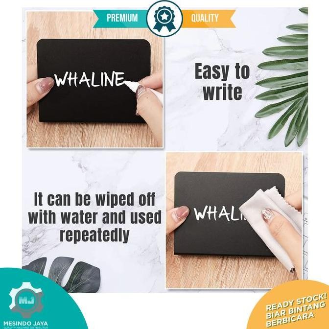 Jual 5 Pcs Chalkboard Food Tag / Papan Tulis Meja Kecil / Nomor Meja ...