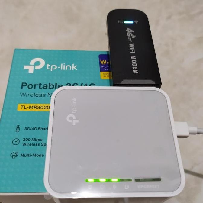 Jual Modem Usb 4G Lte 150Mbps Plus Tp-Link Tl-Mr3020 Mobile Router Gsm ...