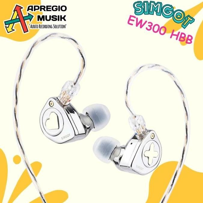 Jual SIMGOT EW300 x HBB Standard HBB DSP 1DD 1Planar 1PZT Tribrid ...