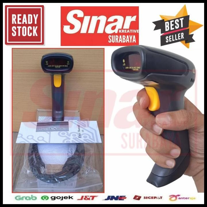 Jual Terlaris Barcode Scanner 1D Laser 1205 Usb Handle Gun - Mesin ...