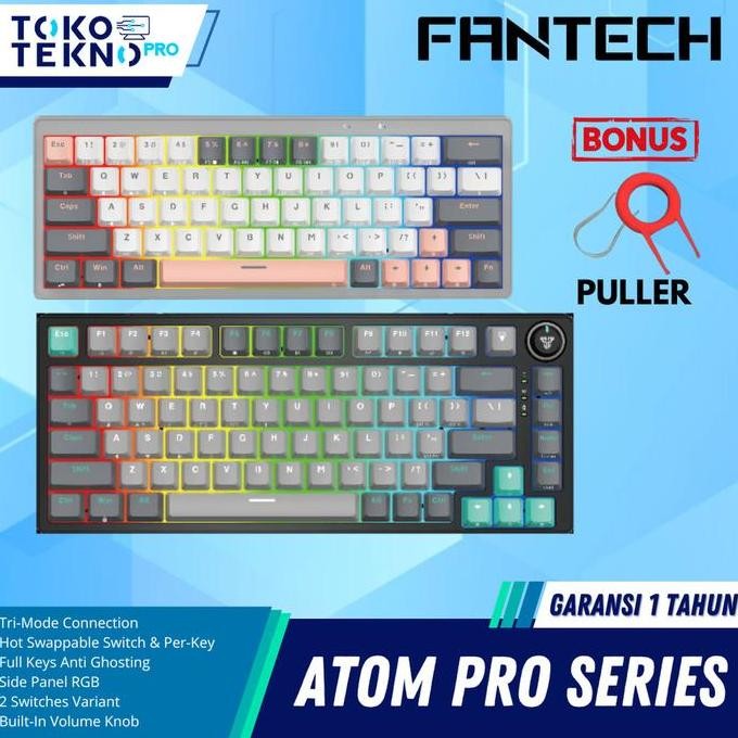 Jual Fantech ATOM PRO 63/83/96 SERIES Wireless Keyboard Mechanical ...