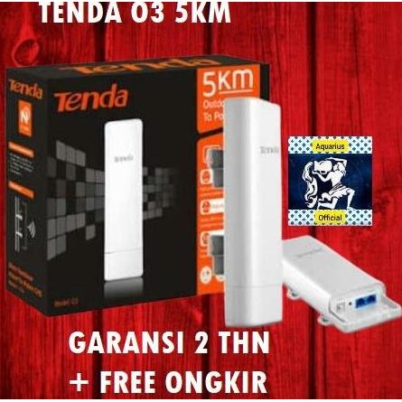 Jual TENDA O3 5km Outdoor Point To Point CPE - TENDA 03 Wireless Router ...