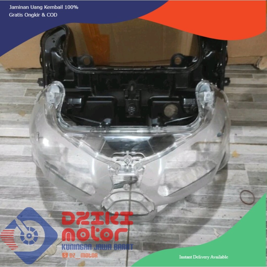 Jual batok housing lampu depan set mika lampu yamaha xmax 250 lama old original | Shopee Indonesia