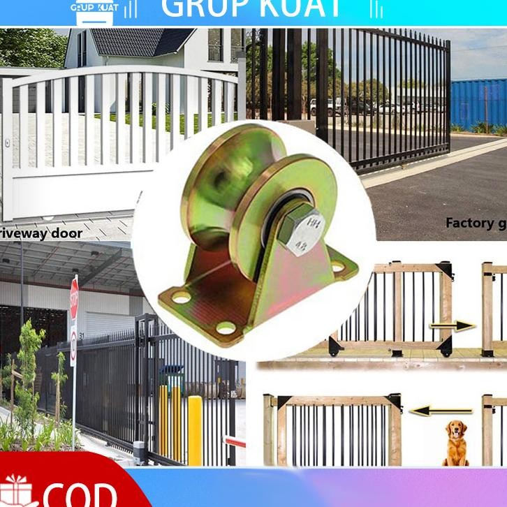 Jual 50Mm Roda Pintu Pagar Besi Roda Pagar El U V Roda Besi Pagar Roda ...