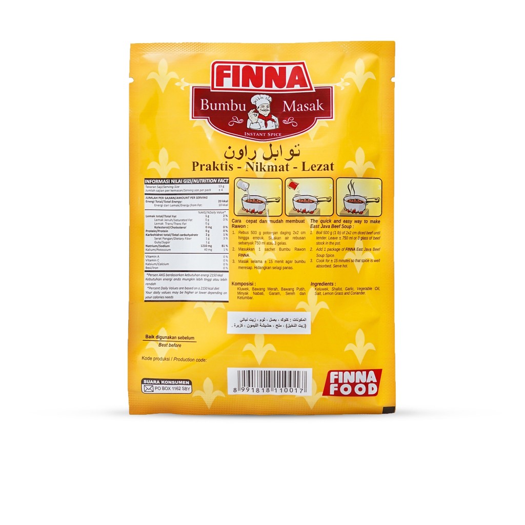 Jual FINNA BUMBU MASAK RAWON | Shopee Indonesia