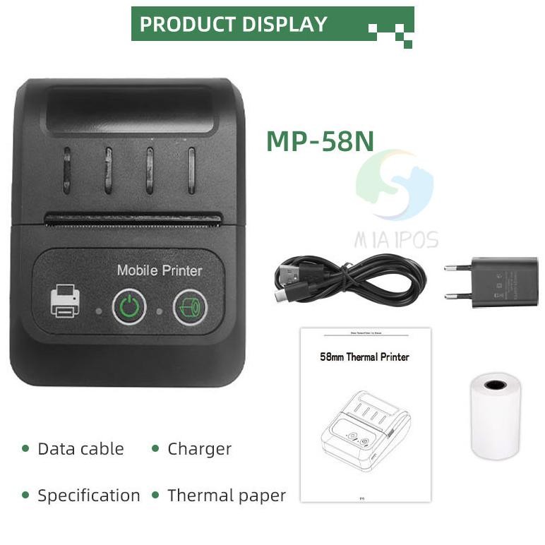 Jual PRINTER KASIR 58mm Printer Thermal alat print resi support Android ...