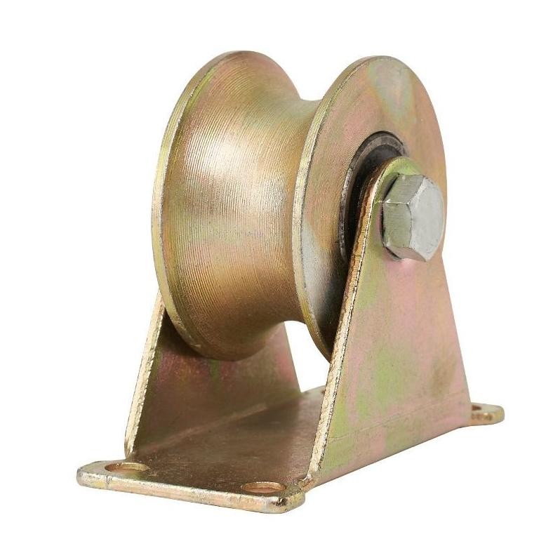 Jual Katrol Baja Berwarna Roda Besi Sudut Berbentuk V Roda Trek ...