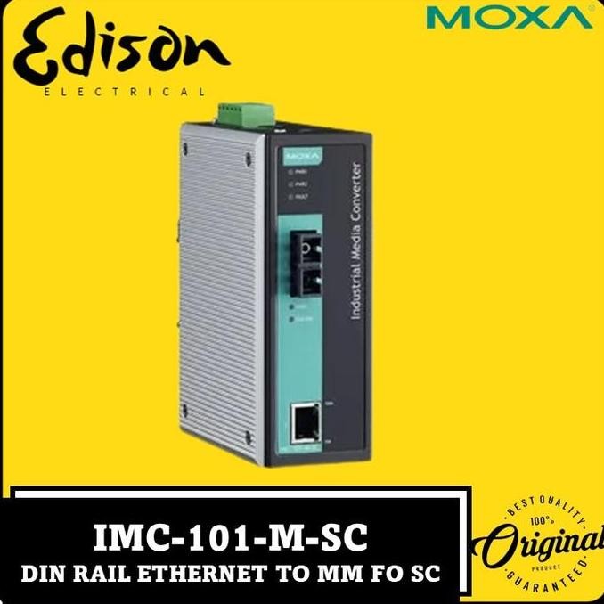 Jual Moxa Imc-101-M-Sc Industrial Ethernet To Fo Fiber Media Converter ...