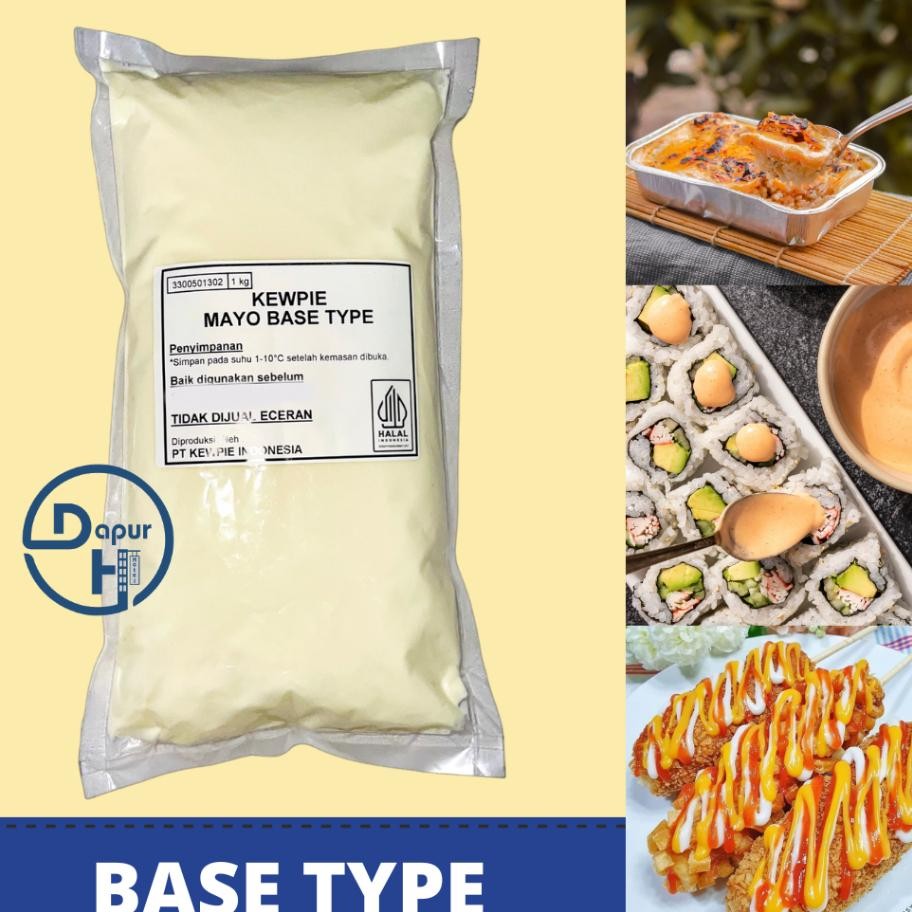 Jual Kewpie Mayo Base Type Mayo 1 Kg Mayonnaise | Shopee Indonesia