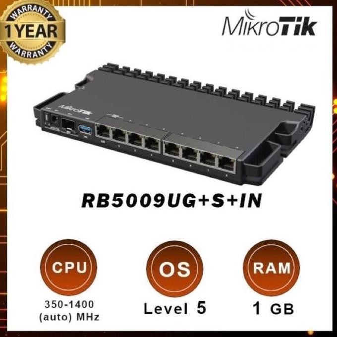 Jual Mikrotik Rb5009Ug+S+In Rb 5009 Router New Stok | Shopee Indonesia