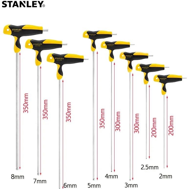 Jual Stanley 1-Pcs Extra Long Allen Key Type T 2Mm 2.5Mm 3Mm 4Mm 5Mm ...