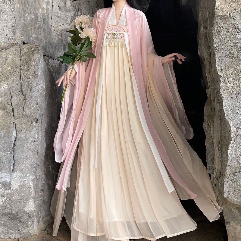 Jual Rok Ru Tinggi Dada Wanita Dinasti Tang Hanfu Kostum Kuno Set ...