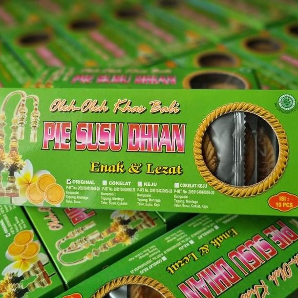 Jual Pie Susu Dhian Isi 10Pcs Bali Rasa Enak Lezat Cemilan Sna Makanan ...