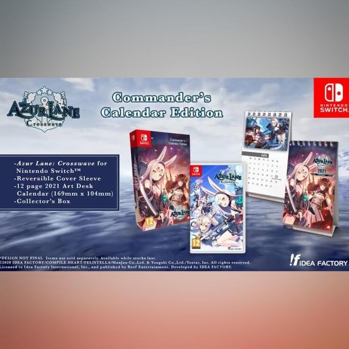 Jual PO Ready Import - Azur Lane Crosswave Commander's Calender Ed ...