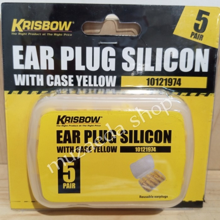 Jual TERBARU Pelindung telinga silicone krisbow isi 5 (ear plug ...