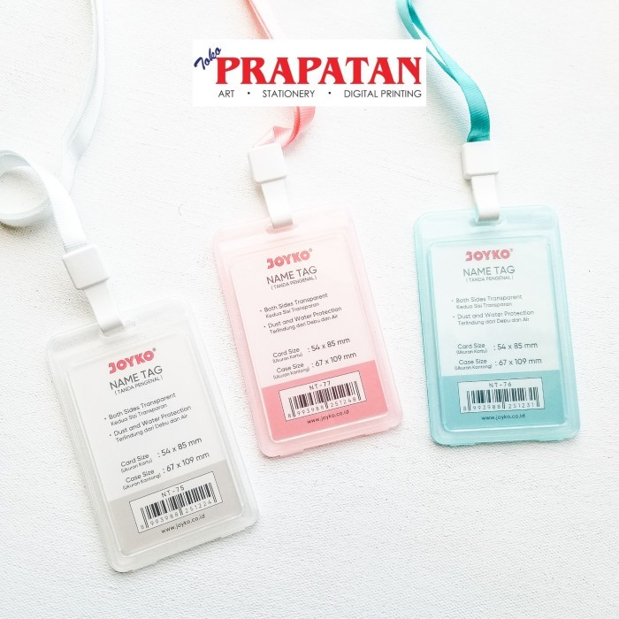 Jual Joyko Name Tag 54x85mm NT-75-77 / Tanda Pengenal | Shopee Indonesia