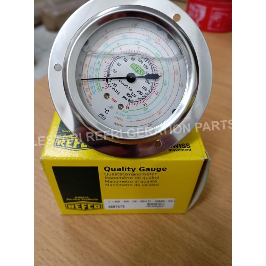 Jual Refco 205 Pressure Gauge Low Pengukur Tekanan (Model Payung) | Shopee Indonesia
