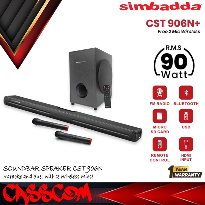 Jual Simbadda Cst 906N+ Soundbar Tv Wireless Bluetooth Home Theater ...