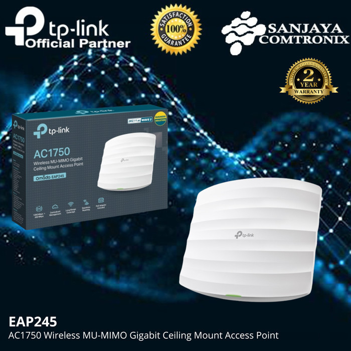 Jual Tplink Eap245 Ac1750 Wireless Dual Band Gigabit Ceiling Mount ...