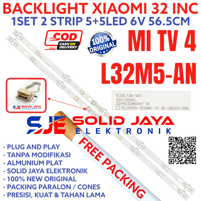 Jual BACKLIGHT LED TV XIAOMI 32 INC L32M5AN MI4 4A MI 4 LAMPU BL 5K 6V INCH | Shopee Indonesia