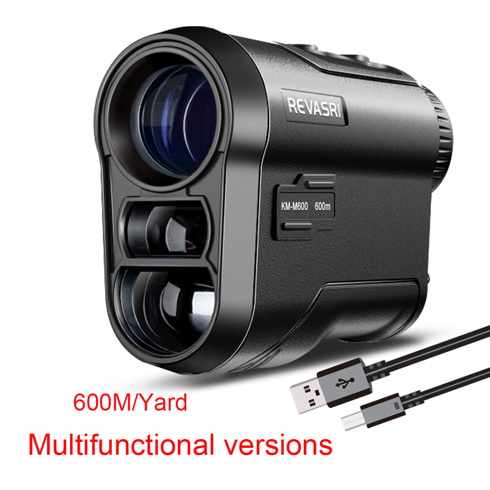 Jual Revasri Rechargeable Golf Laser Rangefinder 600M Multi-function Telescope with Flag-Lock ...