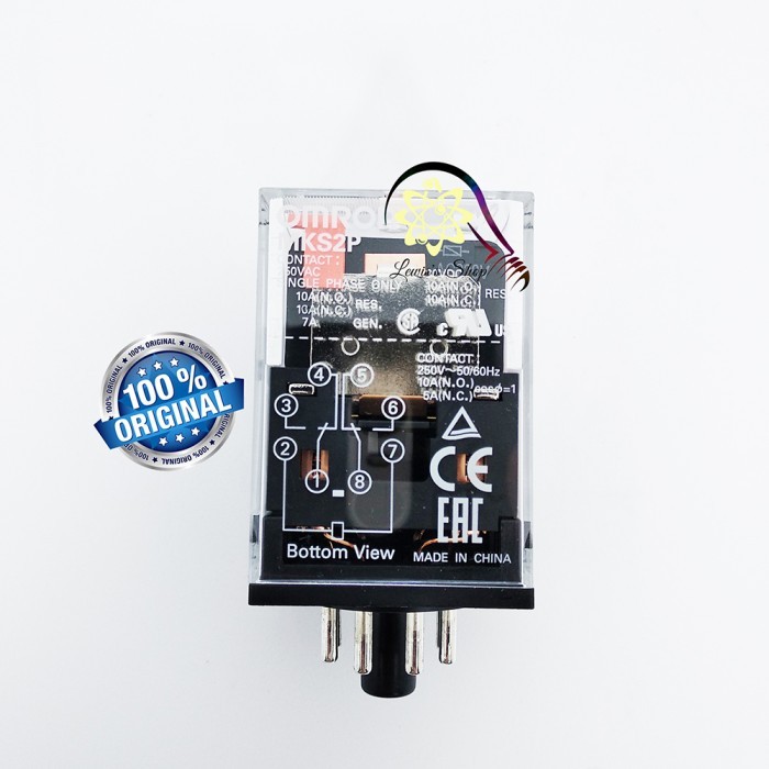Jual HARGA DISC - Relay Omron MKS2P 12 Volt DC VDC Original 8 pin ...