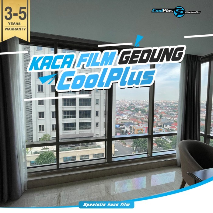 Jual Kaca Film Gedung / Rumah / Kapal Coolplus Window Film | Shopee Indonesia