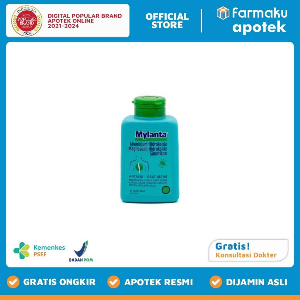 Jual Mylanta Liquid 50 ml - BIN | Shopee Indonesia