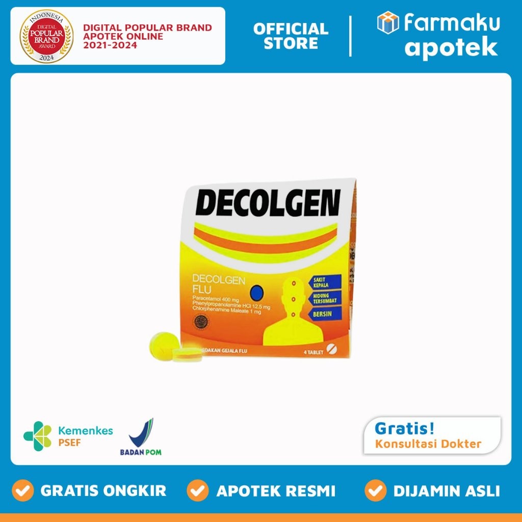 Jual Decolgen Strip 4 Tablet - BIN | Shopee Indonesia