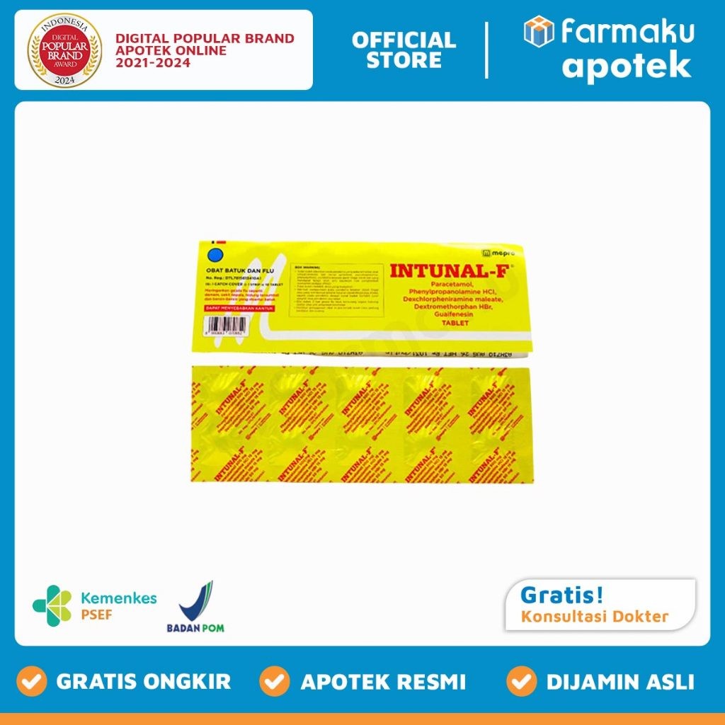 Jual Intunal Forte Strip 10 Tablet - BYM | Shopee Indonesia