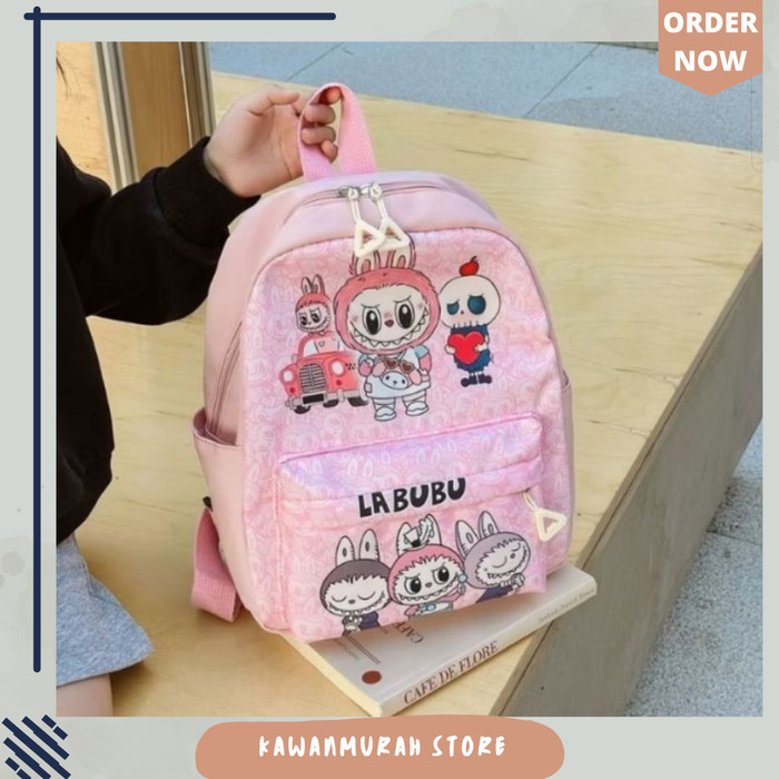 Jual Tas Ransel Anak Sekolah Motif Labubu Lucu / Tas Labubu / Labubu Bag | Shopee Indonesia