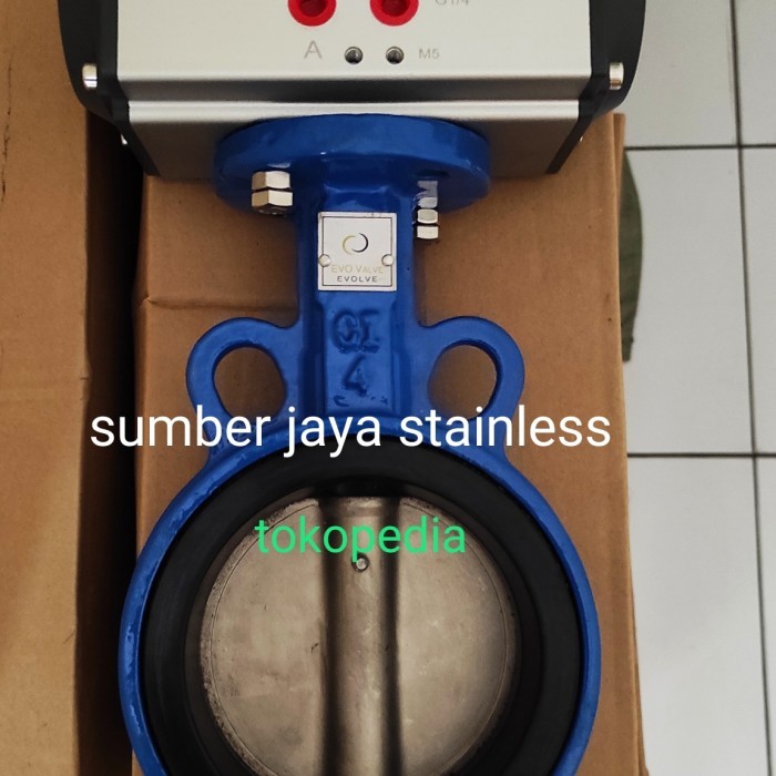 Jual Butterfly Valve Pneumatic Actuator 2" Inch Double Acting | Shopee Indonesia