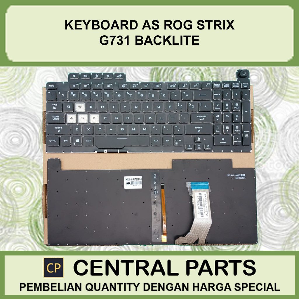 Jual Keyboard Laptop Asus Rog Strix g731 Backlite | Shopee Indonesia