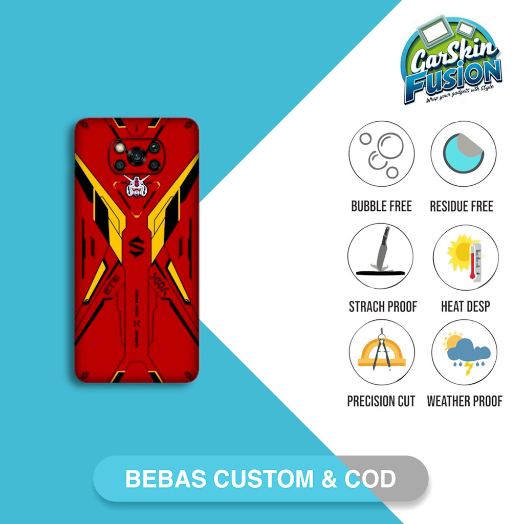 Jual Garskin Skin Poco X3 NFC Poco X3 Pro gundam series Kode - G81 Bisa ...