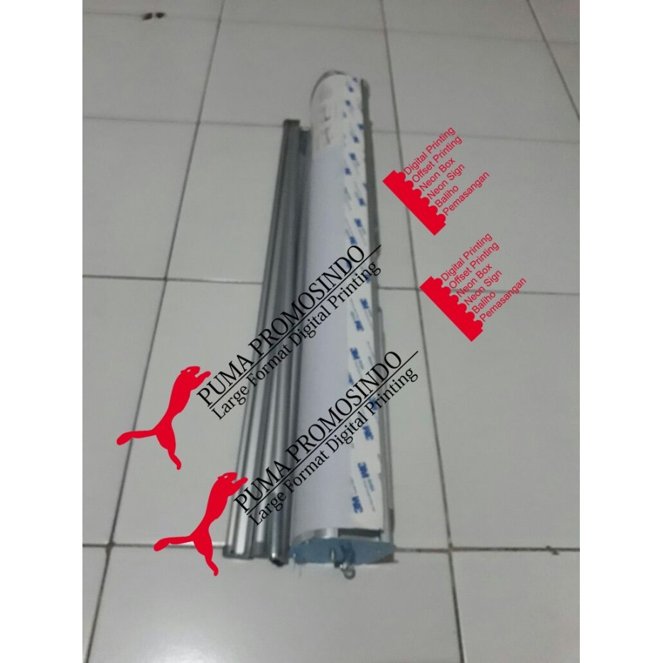 Jual ROLL UP BANNER ALUMUNIUM PLUS PRINTING UKURAN 80 X 180 MURAH ...