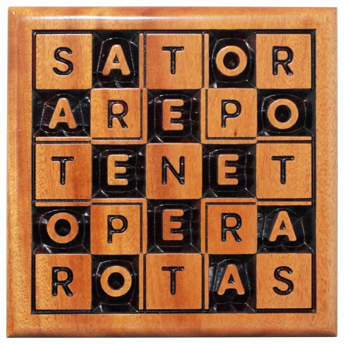 Jual Hiasan Dinding Kayu Doa Sator / SATOR AREPO TENET OPERA ROTAS ...