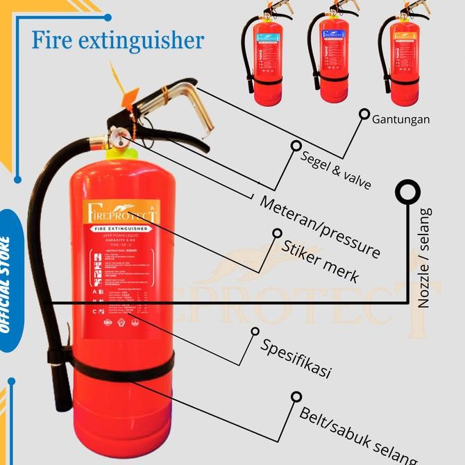 Jual Promo Apar pemadam Clean agent AF11 3kg / apar halon free 3kg merk ...