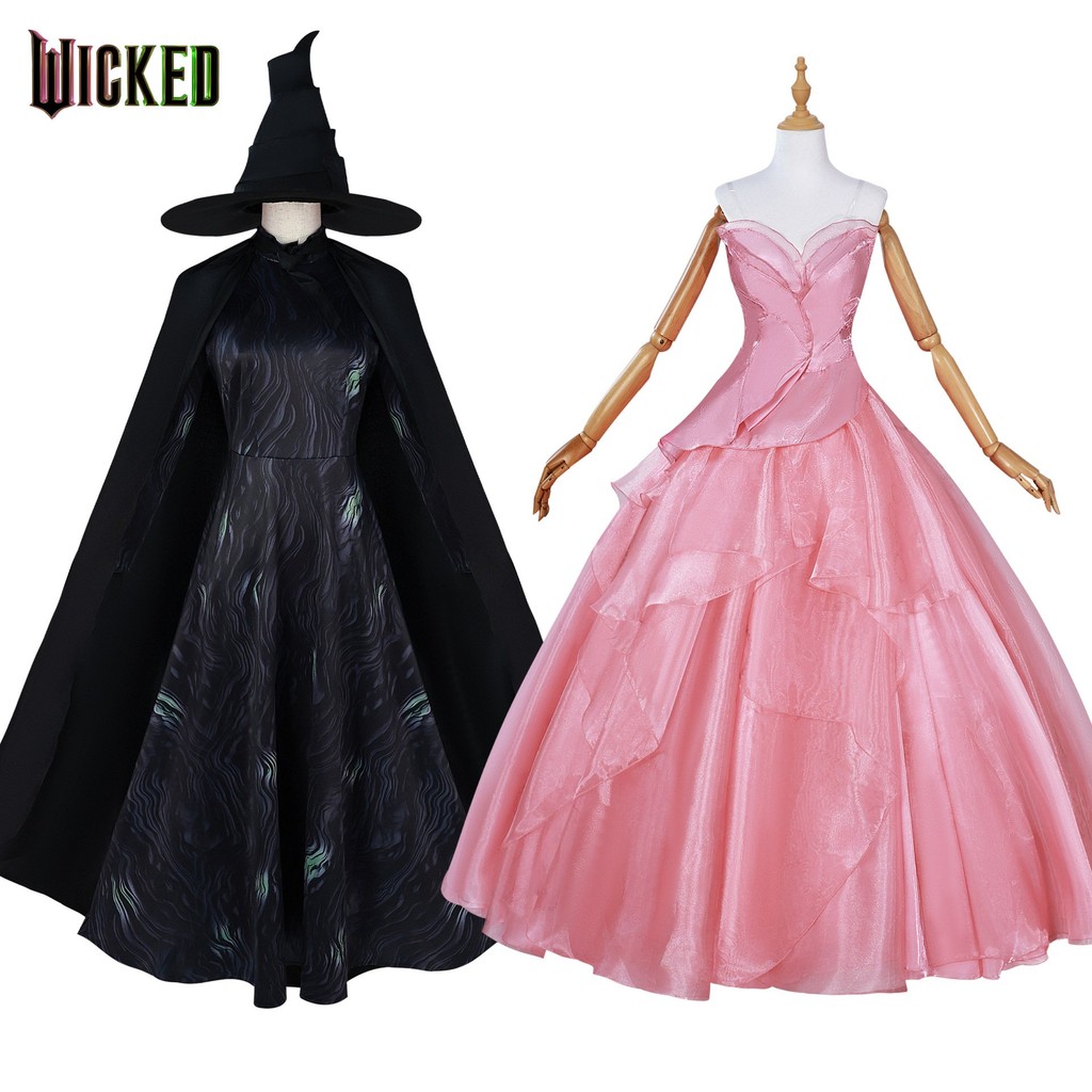 Jual Glinda Cosplay Costume Movie The Wicked Witch Everafter Evora ...