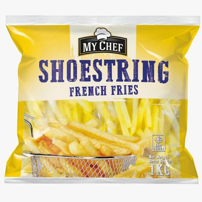 Jual My Chef Kentang Shoestring French Fries 1Kg / Kentang Goreng Frozen Original | Shopee Indonesia