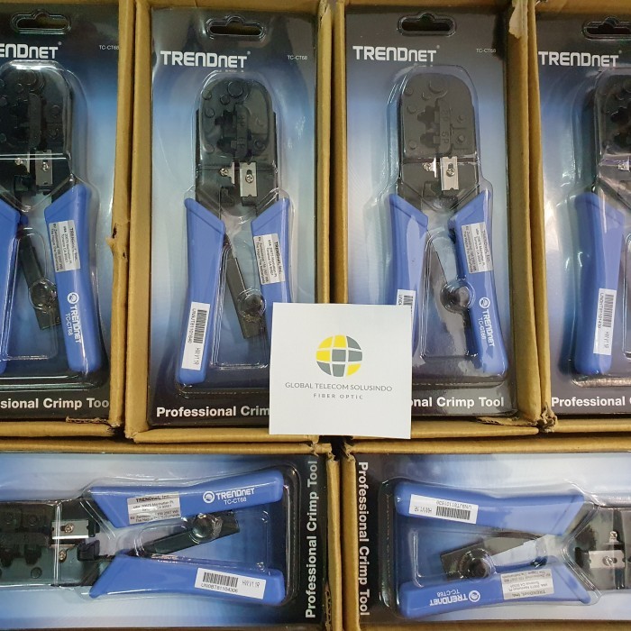 Jual Tang Crimping / Crimping Tool Trendnet Rj45 Rj11 Cat 5 Tc-Ct68 ...