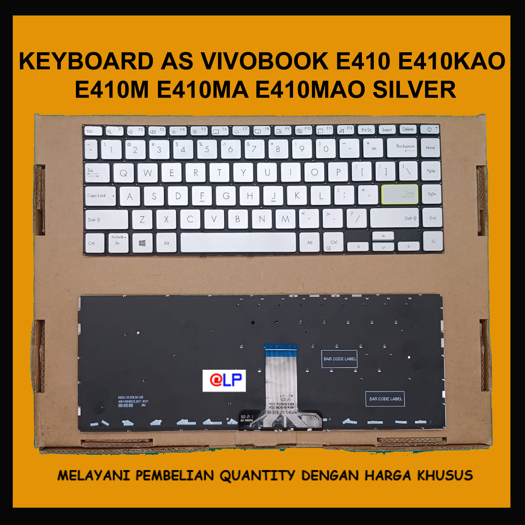 Jual Keyboard Laptop Asus Vivobook e410 e410kao e410m e410ma e410mao ...